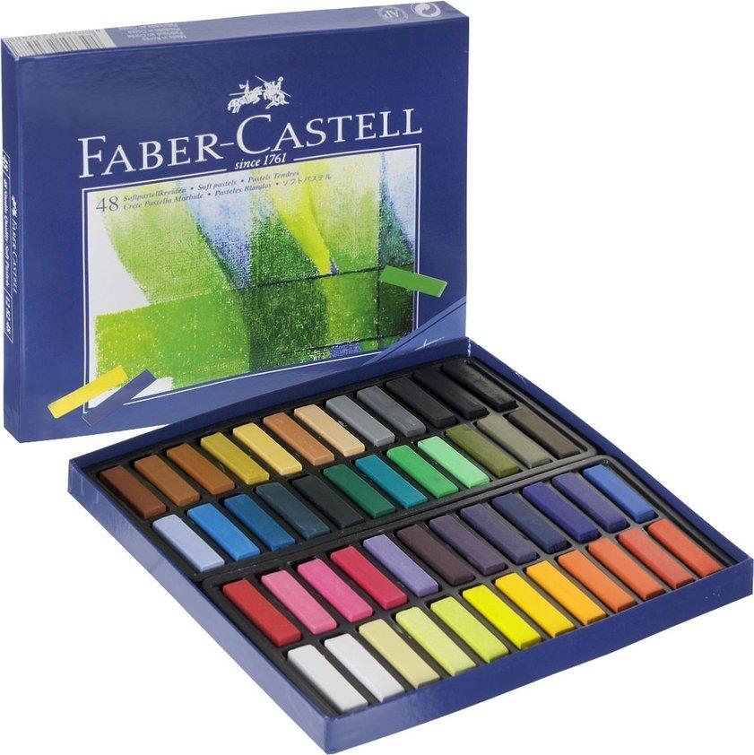 FABER-CASTELL CAJA 48 MINI TIZAS PASTEL